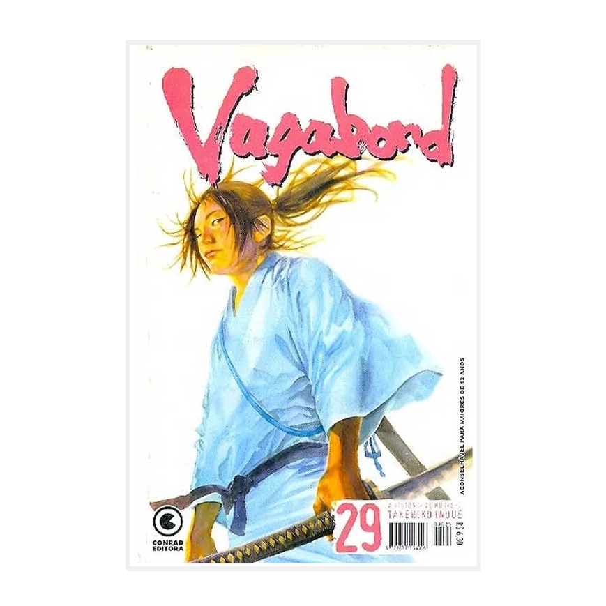 Vagabond 29, Editora Conrad - Takehiko Inoue | Shopee Brasil