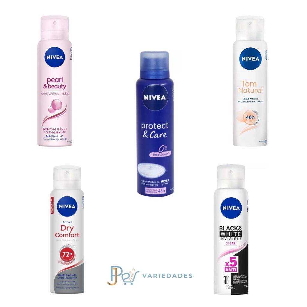 Desodorante Nivea Aerosol Antitranspirante Nivea Feminino 150ml ...