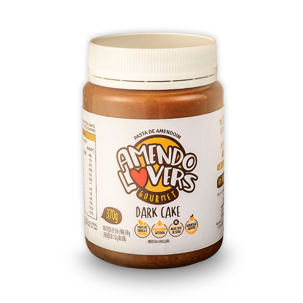 Pasta de Amendoim Dark Cake 370g - Amendo Lover | Shopee Brasil