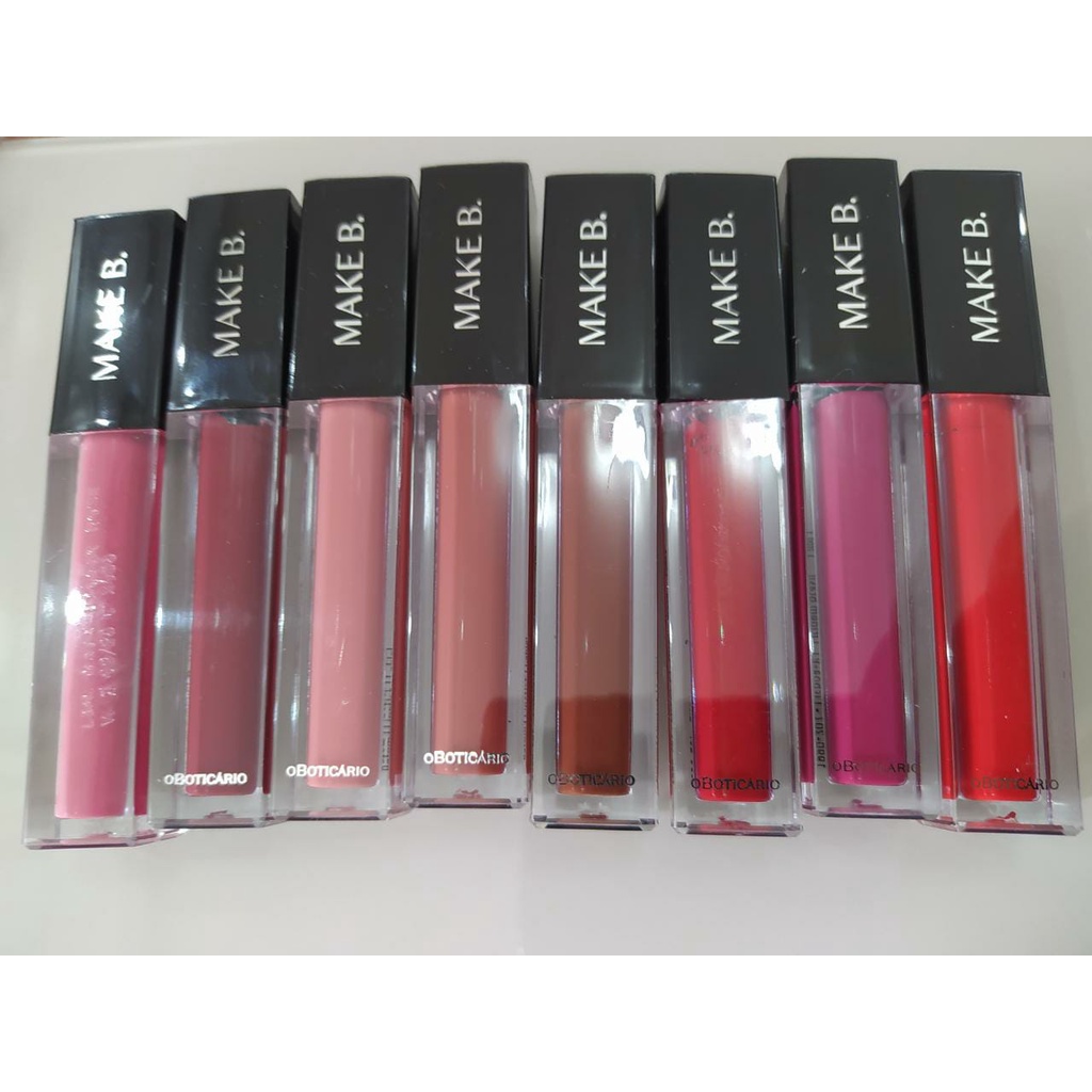 Batom Líquido Mate Make B | Shopee Brasil