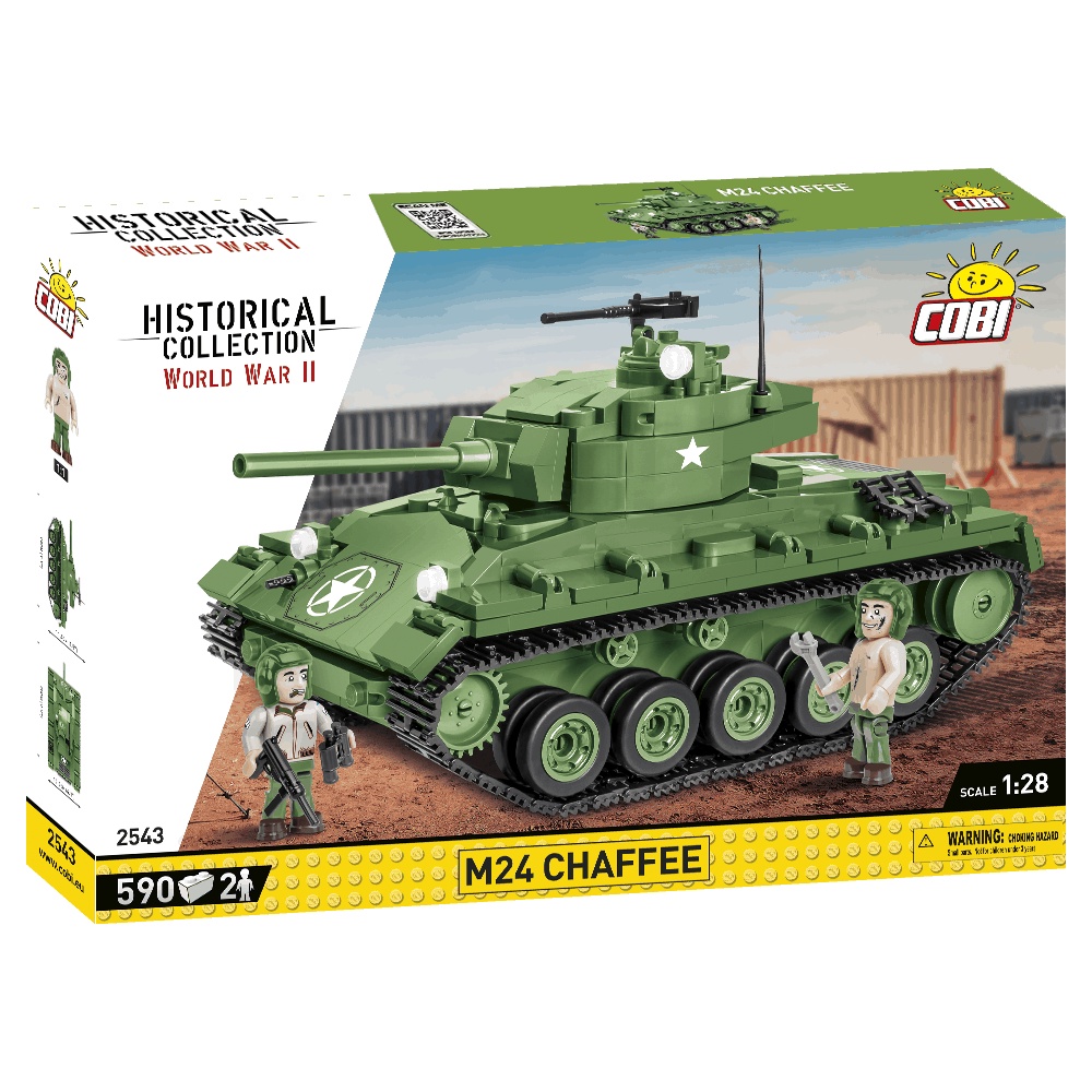 Tanque de Guerra Americano M24 Chaffee - Blocos de Montar 590 Peças ...