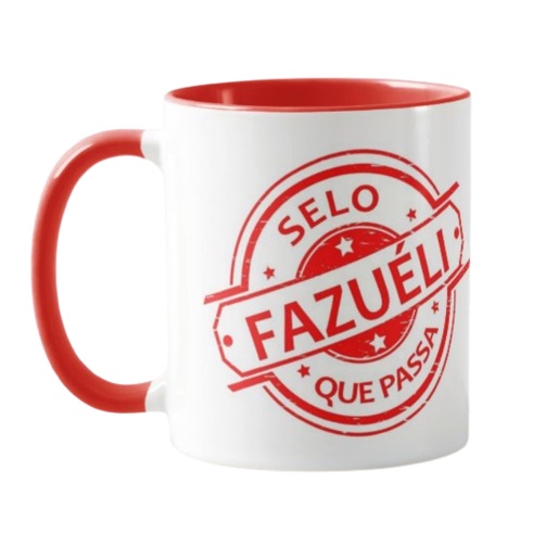 Caneca Faz o L Fazuéli Divertida Meme | Shopee Brasil