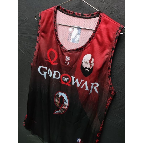 Kratos Red - God of War - Regata NBA | Shopee Brasil