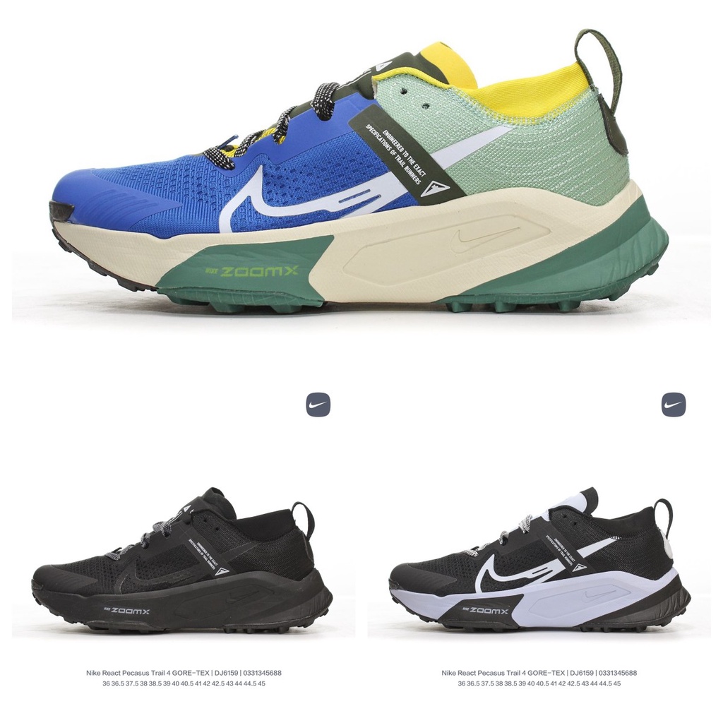 Tênis Reage Pecasus Trail 4 GORE-TEX Original Pegasus Vortex Geração ...