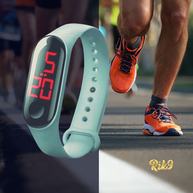 Relógio de Led Watch Band Colors Unissex - Cor Escolher | Shopee Brasil