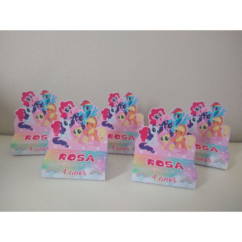 Porta bis duplo My Little Pony 10 unid. Lembrancinha personalizada my ...