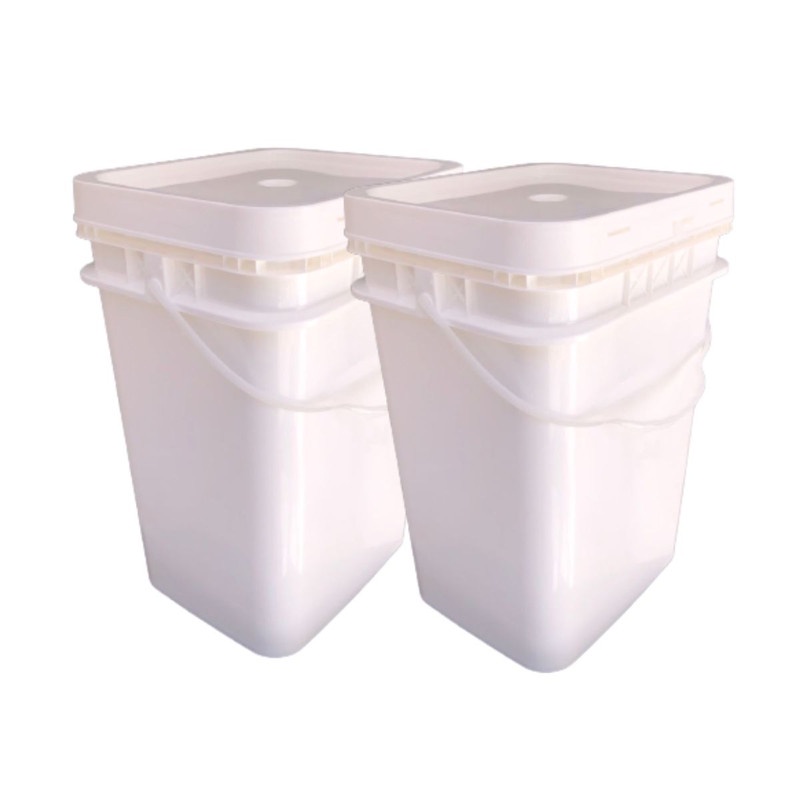 baldes retangulares - Kit 02 Peças | Shopee Brasil