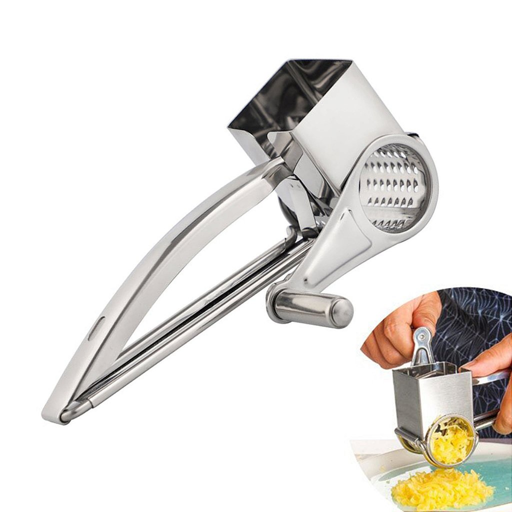 Ralador Manual De Inox Com Manivela | Shopee Brasil