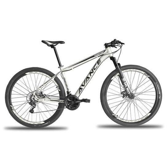 Bicicleta Aro 29 Avance 21v Câmbios Shimano Disco Mecânico - Branco | Shopee Brasil