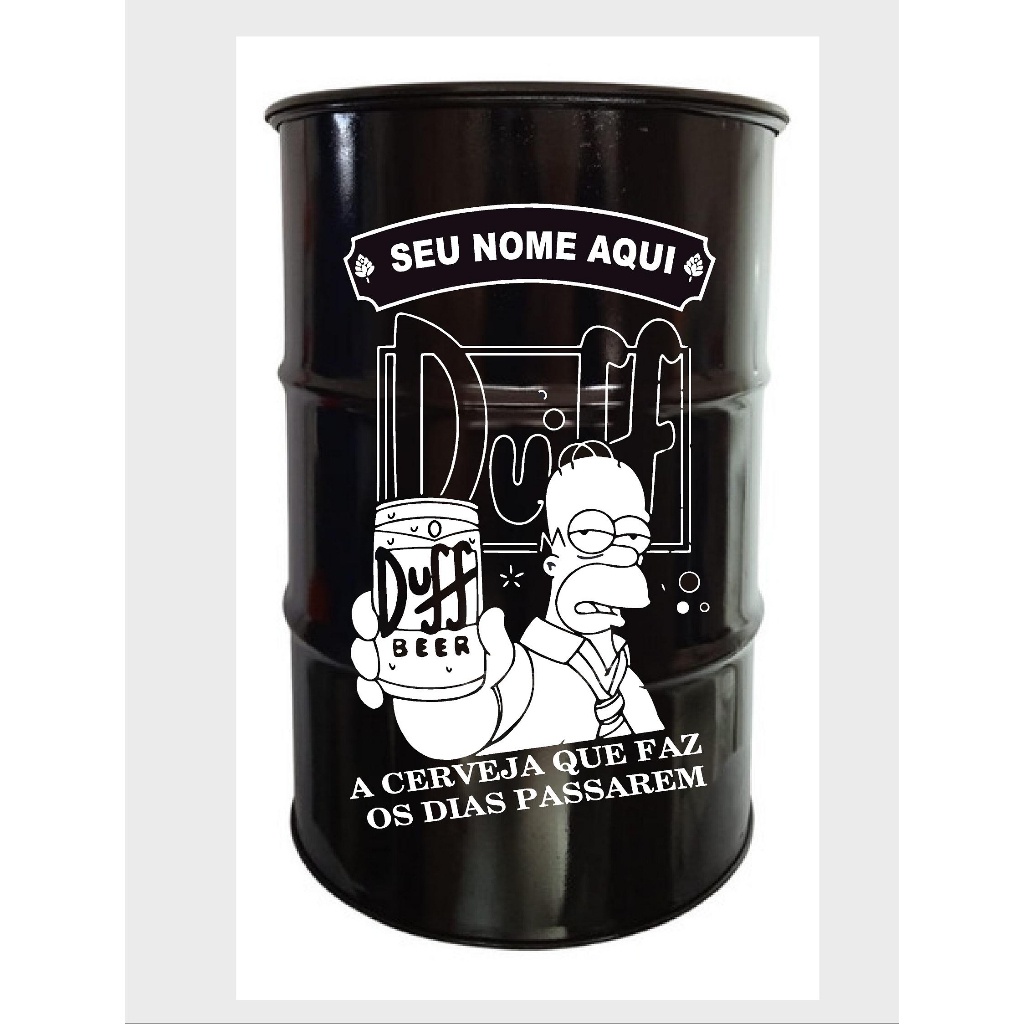 Adesivo decorativo Personalizado Homer Duff | Shopee Brasil