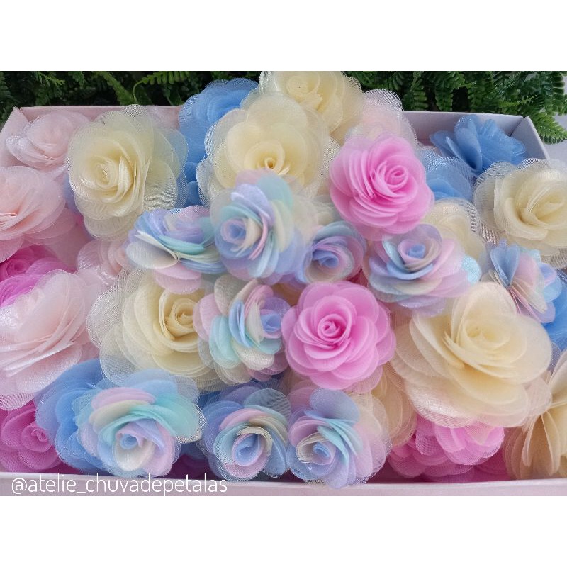 Kit 25 flores de 8 cm | Shopee Brasil
