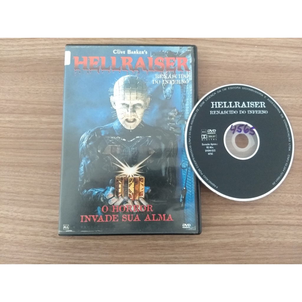 DVD HELLRAISER - ORIGINAL | Shopee Brasil