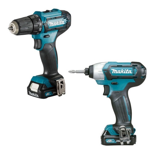 Combo Parafusadeira E Furadeira Td110d + Df333d 12v Makita | Shopee Brasil