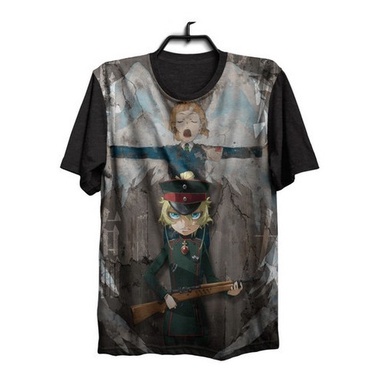 Camiseta Anime Youjo Senki The Saga Of The Evil 1488 3d estampa total ...