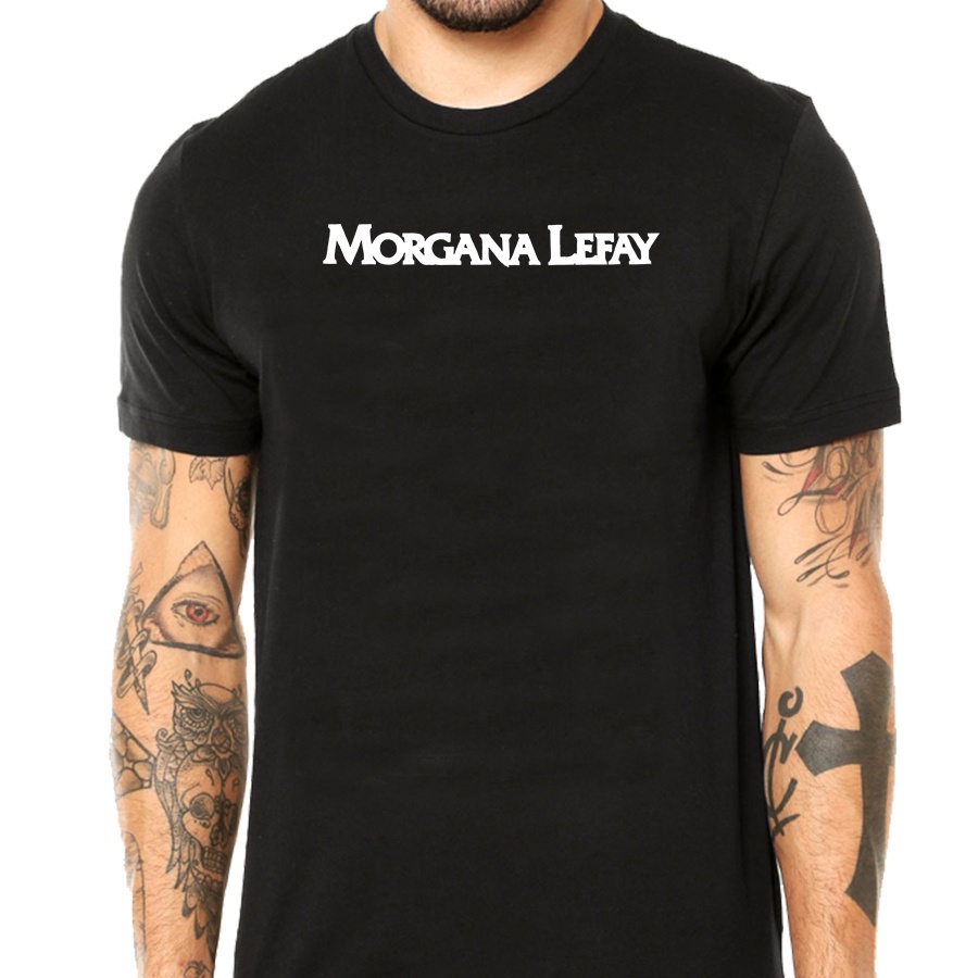 Camiseta Masculina Morgana Lefay - 100% Algodão | Shopee Brasil