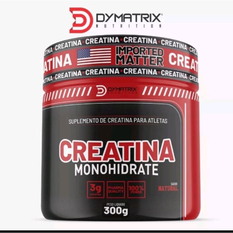 Creatina 300g Dymatrix 100 Pura Shopee Brasil