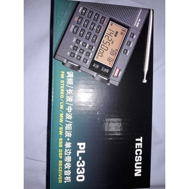 Rádio Tecsun Pl330 Am/fm/sw Ssb Novo Na Caixa | Shopee Brasil