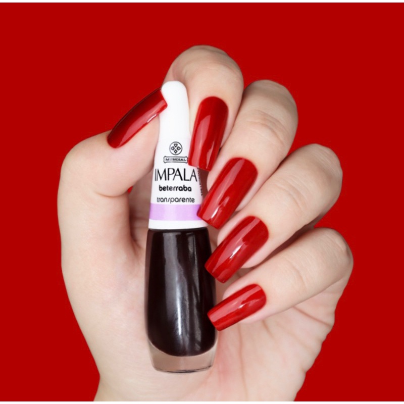 Esmalte Impala transparente Beterraba 7,5ml VL | Shopee Brasil