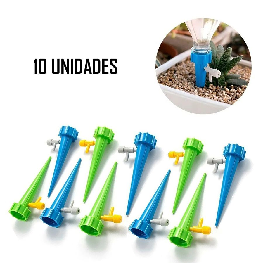 Kit 10 Peças Irrigadora De Planta Conta Gotas Regador Automático ...