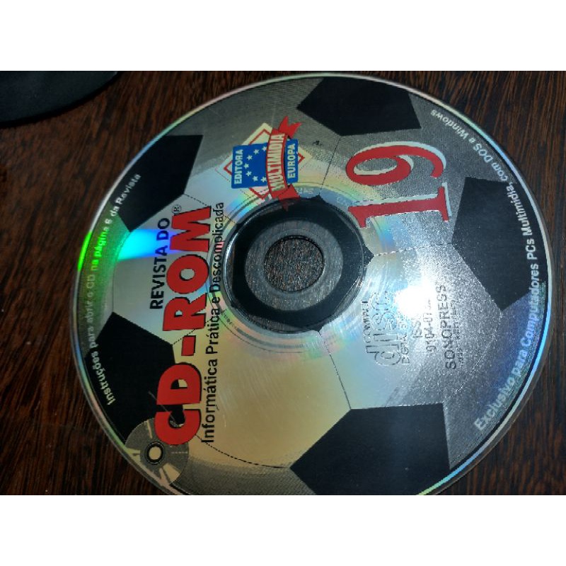 Revista CD ROM 19 demo Endorfun Hunter Hunted Broken Sword FIFA 97 ...