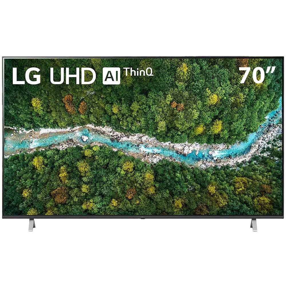 Smart TV LG 4K 70 polegadas LED, Wifi, Bluetooth, Inteligência Artificial ThinQ | Shopee Brasil