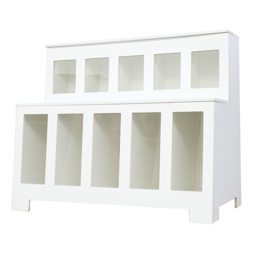 Balcão Expositor De Ração Retangular Pet Box 10 Divisões Mdf | Shopee ...