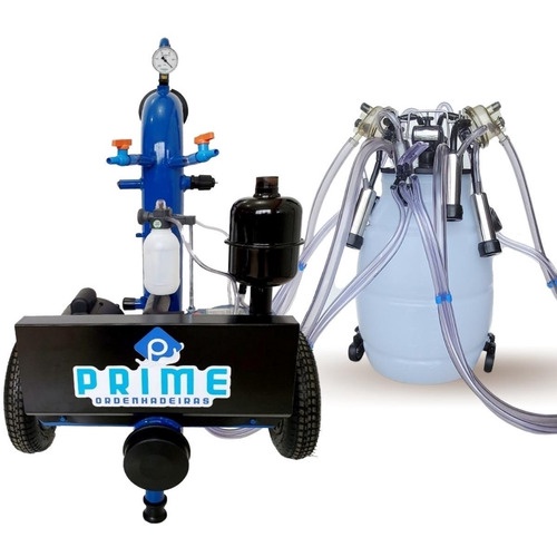 Ordenhadeira Movel Completa Com 1 Conjunto Duplo De Ordenha | Shopee Brasil