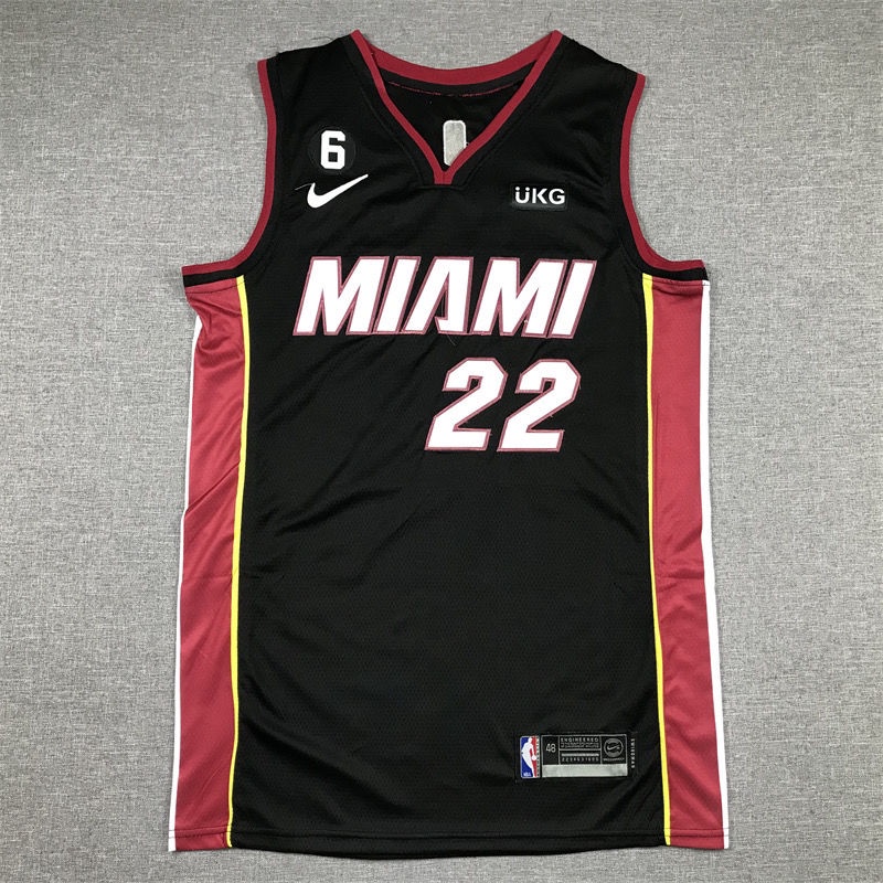 Camisa Masculina NBA2023 Miami Heat Jimmy Butler #22 Camiseta De ...