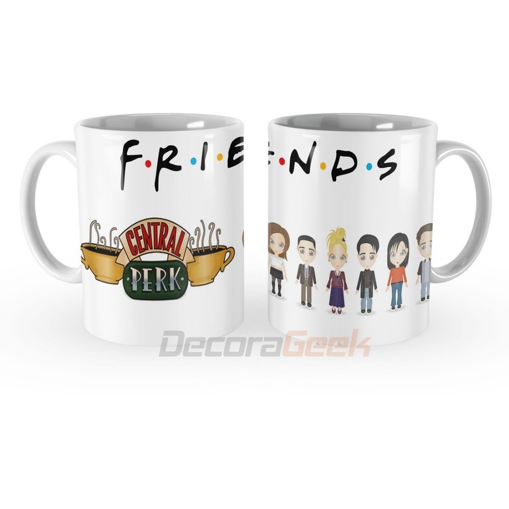 Caneca Friends Central Perk Cartoon | Shopee Brasil