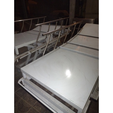 Maca/cama Hospitalar Em Inox Reclinável ( Manual) | Shopee Brasil
