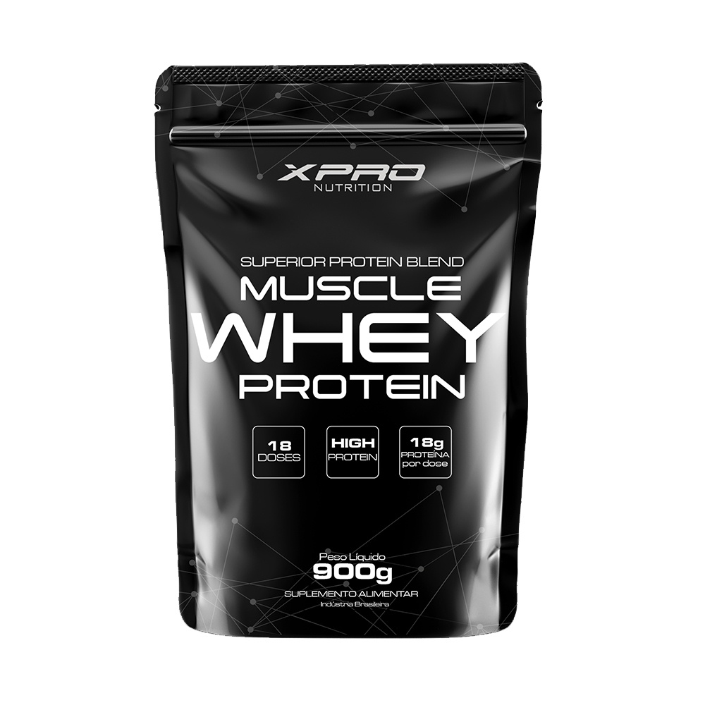 Whey Protein Muscle Whey 900g - XPro Nutrition | Shopee Brasil