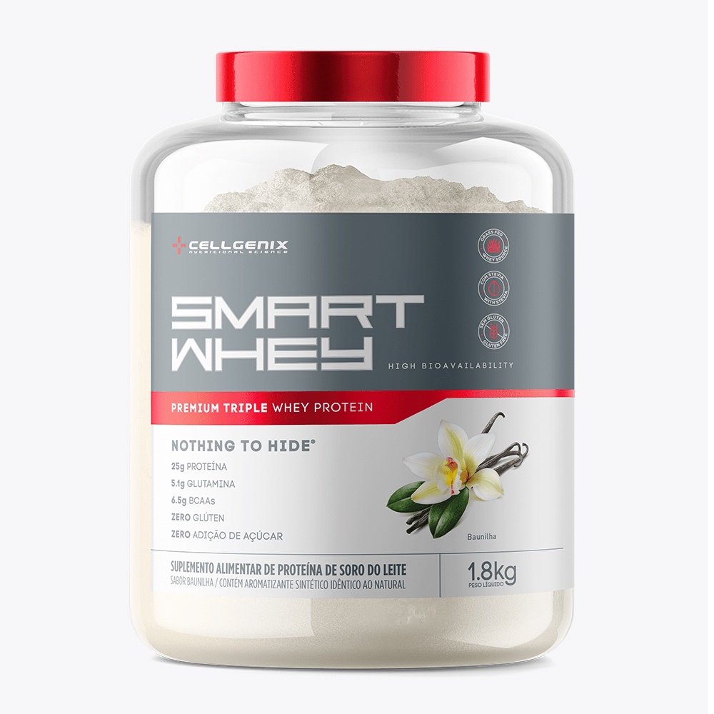 Whey Protein Smart 1,8Kg - Cellgenix | Shopee Brasil