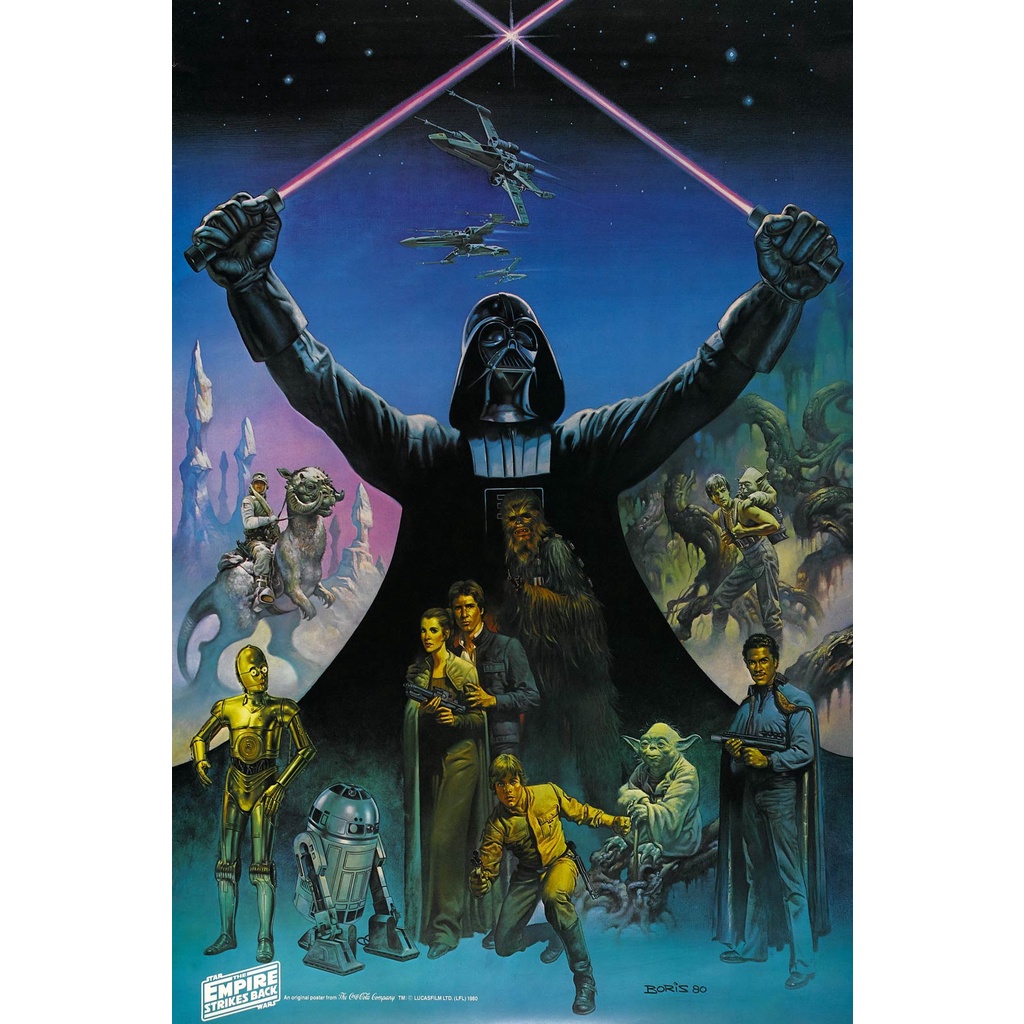 Cartaz Da Guerra Dos Gigantescos Poster Star Wars Em Promoção Na
