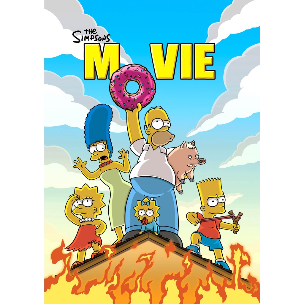 Poster Cartaz Os Simpsons o Filme G | Shopee Brasil