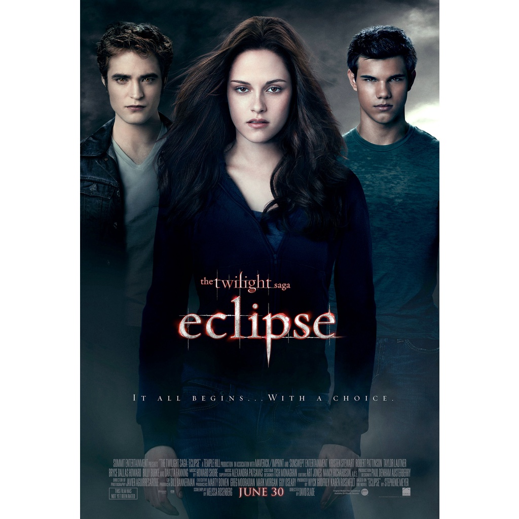 Poster Cartaz A Saga Crepúsculo Eclipse A | Shopee Brasil