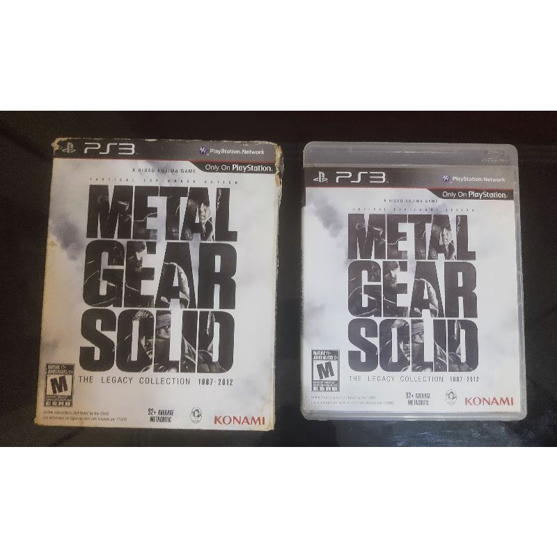 Jogo PS3 Metal Gear Solid The Legacy Collection | Shopee Brasil