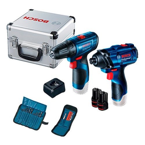 Combo Gsr 120-li + Gdr 120-li Bosch Bat 2ah Maleta Aluminio | Shopee Brasil