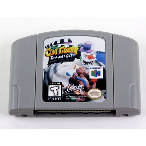 Clay Fighter Sculptors Cut Nintendo 64 N64 Americano | Shopee Brasil