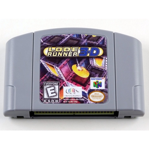 Lode Runner 3d Nintendo 64 N64 | Shopee Brasil