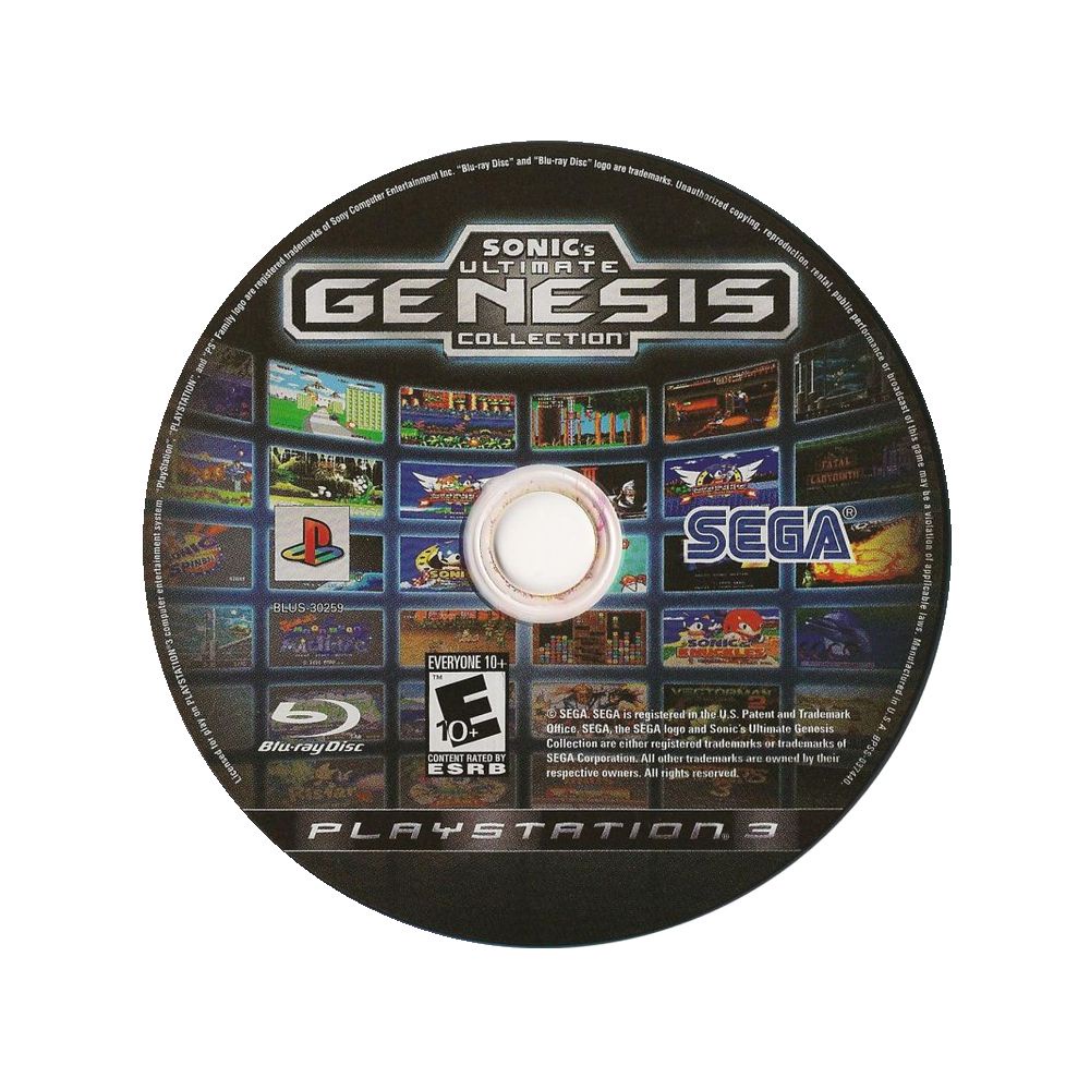 Sonic Ultimate Genesis Collection Original Ps3 - Com disco original ...