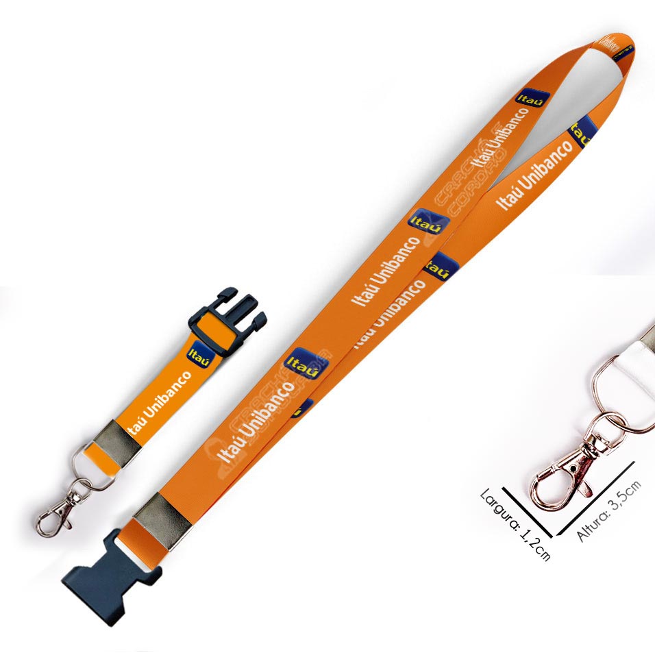 Chaveiro Itaú Unibanco C0359P com Mosquete e Engate Rápido | Shopee Brasil