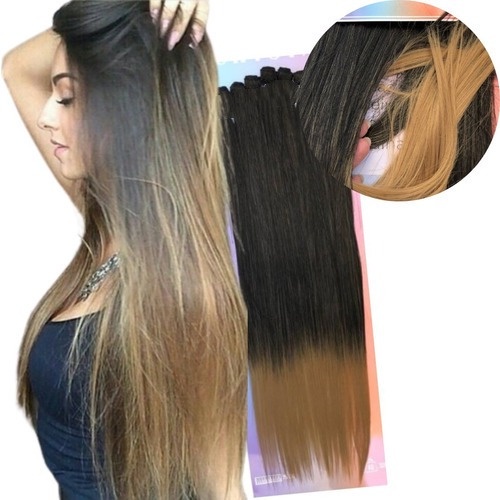 Cabelo Liso Angelical Be Unique Bio Vegetal Aspecto Humano | Shopee Brasil