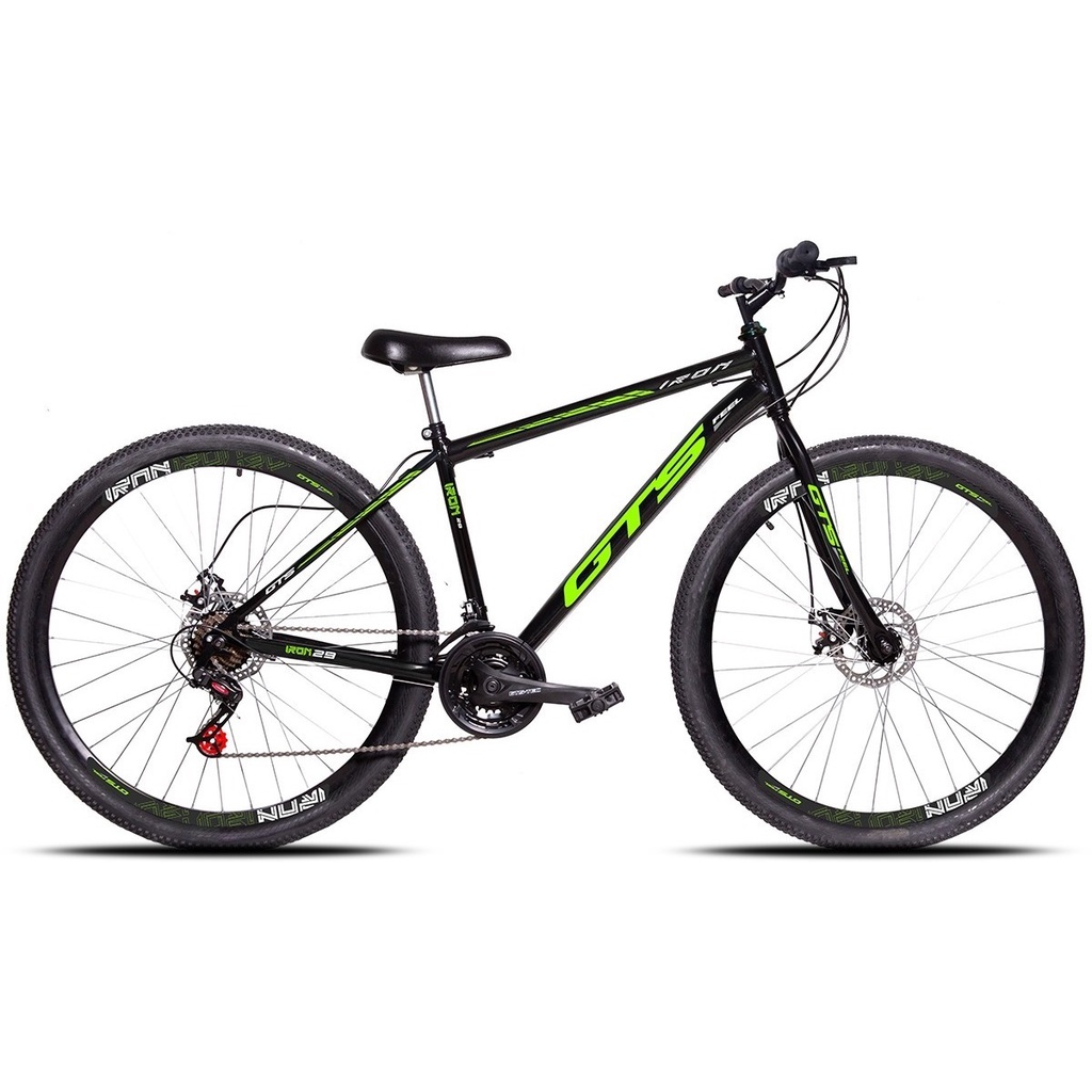 Bicicleta Aro 29 Gts Feel Iron 21 Marchas Freios A Disco | Shopee Brasil