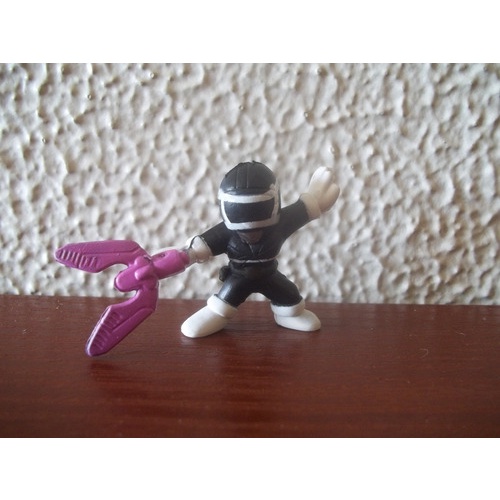 Miniatura - Ranger Preto - Power Rangers - Raro! - tipo Kinder Ovo ...
