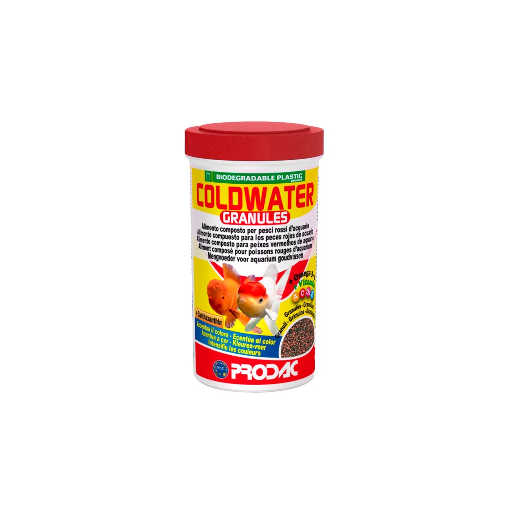 RACAO PRODAC COLDWATER GRANULES 35G | Shopee Brasil
