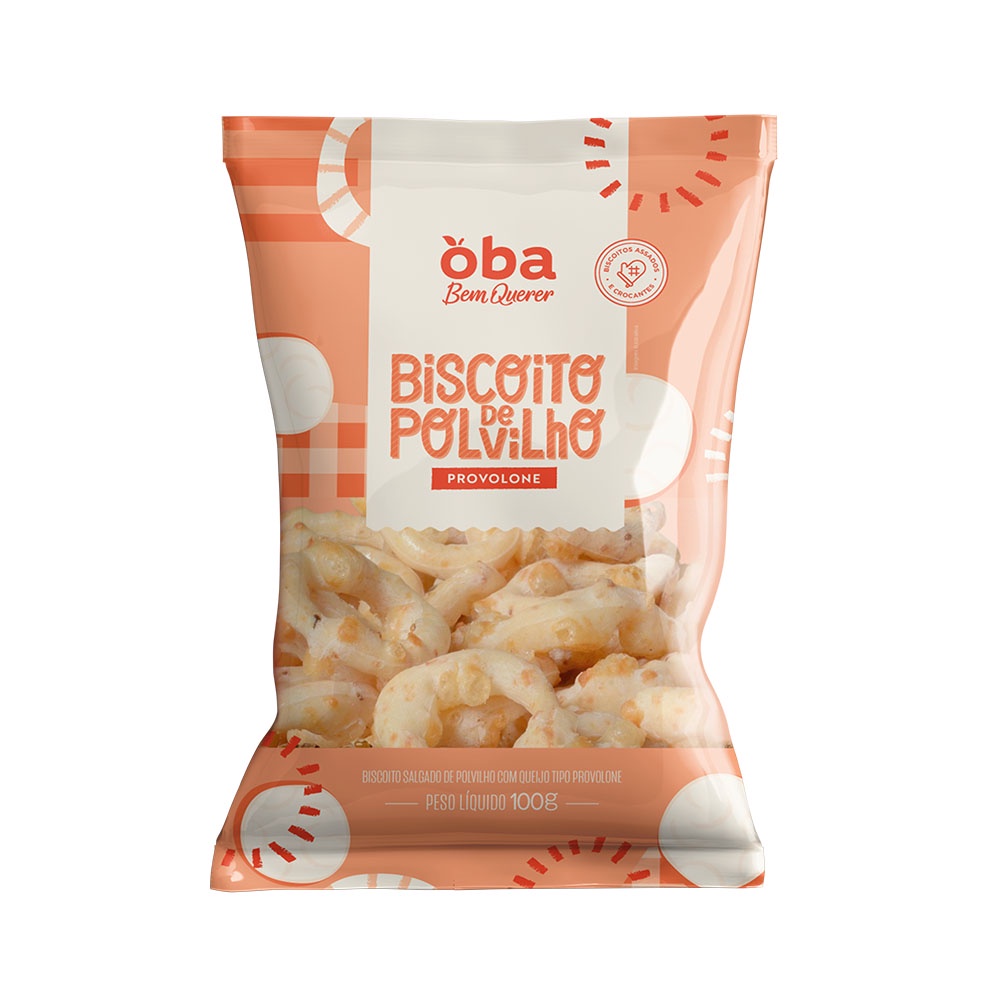 Biscoito Polvilho Queijo Provolone Oba Bem Querer 100 G | Shopee Brasil