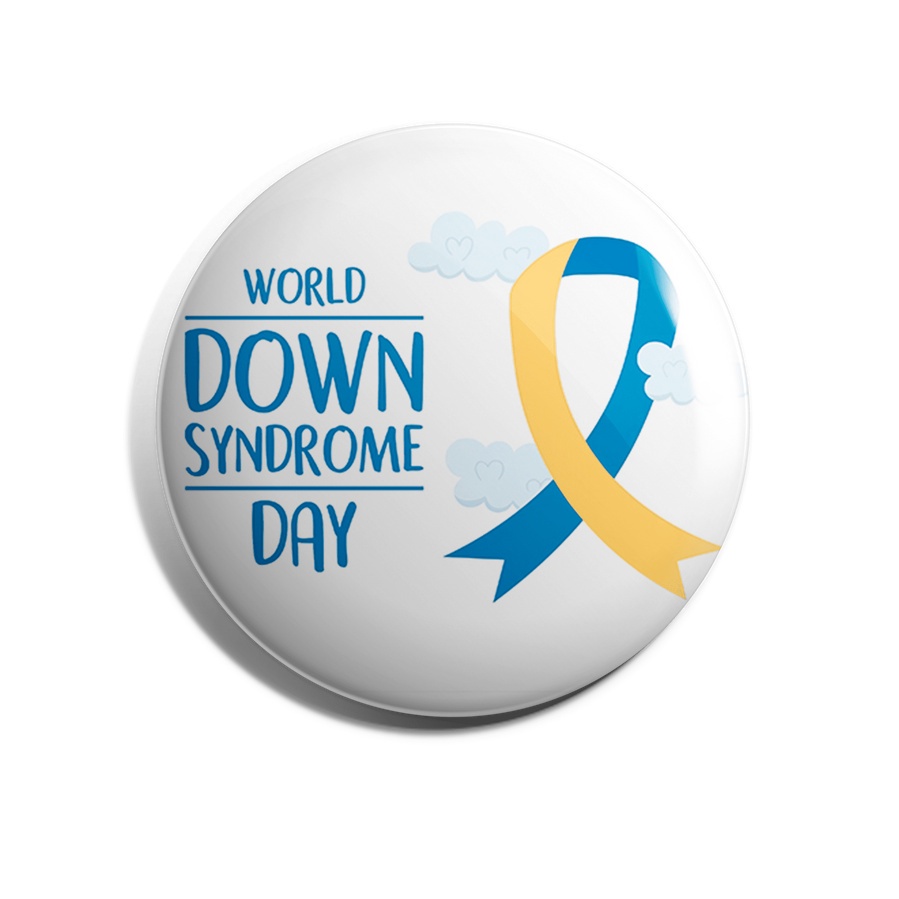 Botton WORD DOWN SYNDROME DAY botom (broche alfinete) bottons DE ...
