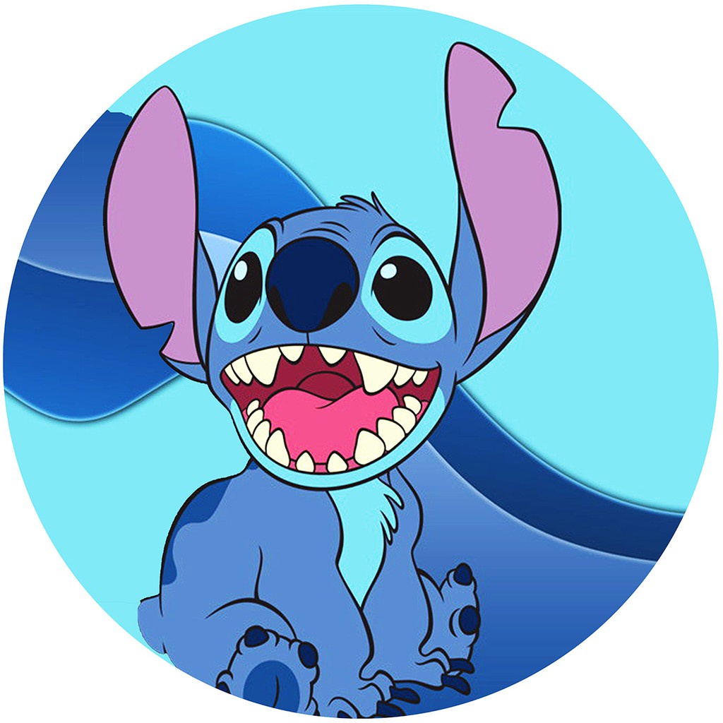 Painel Redondo Tecido Sublimado C/elástico Stitch | Shopee Brasil