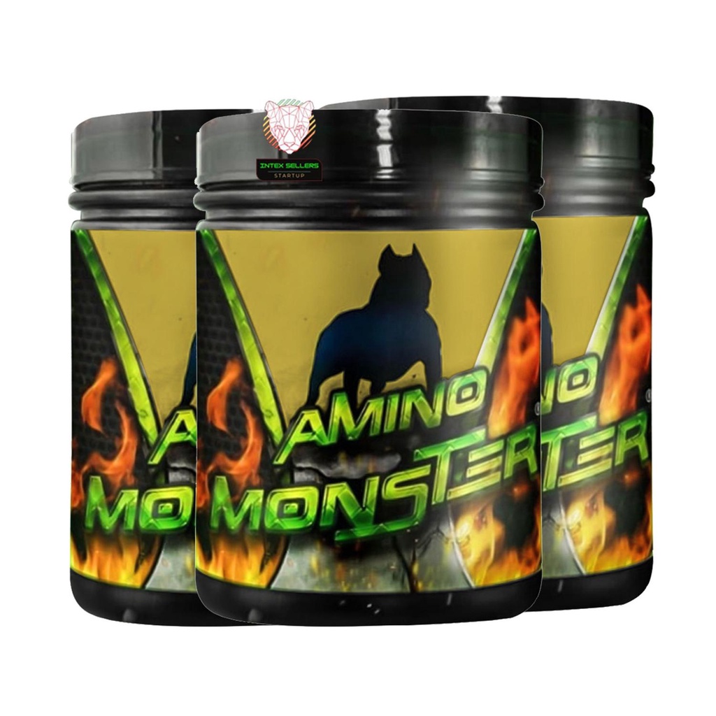 3 pote Amino Monster | Shopee Brasil