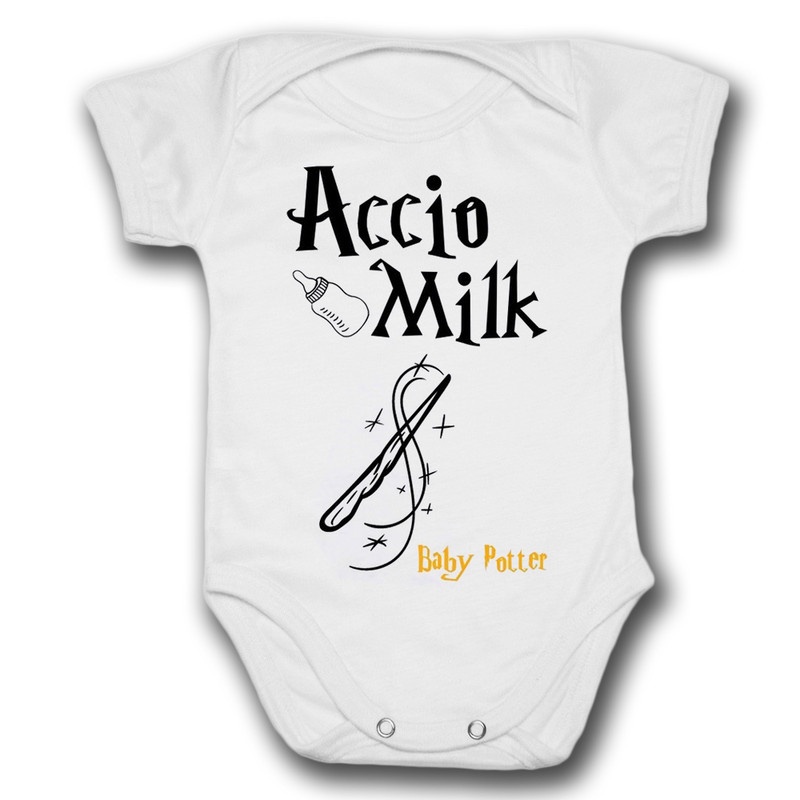 Body de Bebê Accio Milk Baby Potter Harry Potter | Shopee Brasil